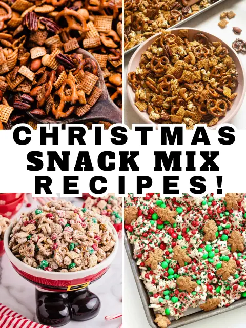 18+ Christmas Snack Mix Recipes for Holidays! - Kurry Kitchen